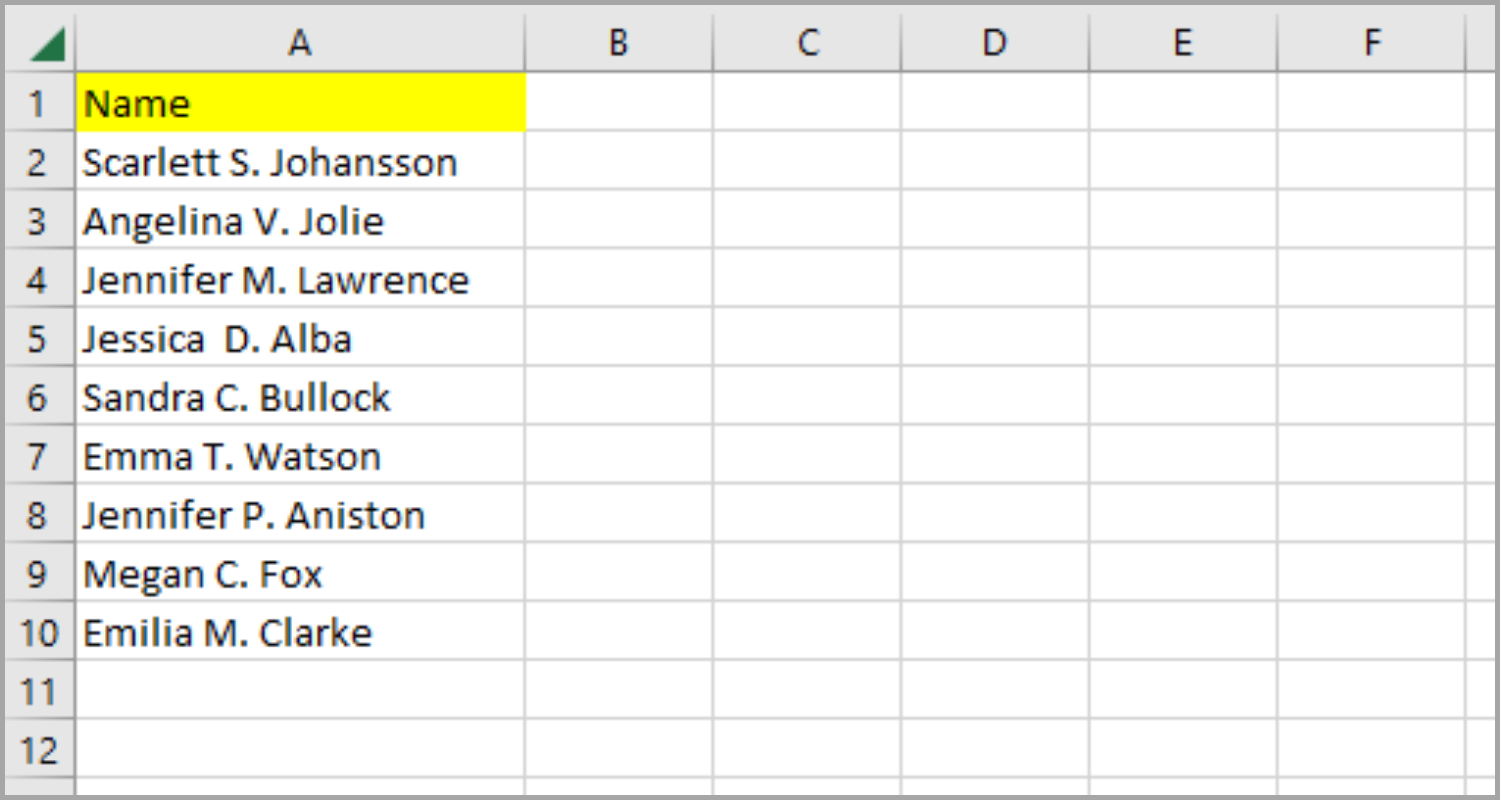 How To Separate Names In Excel 5 Methods Of Splitting Names