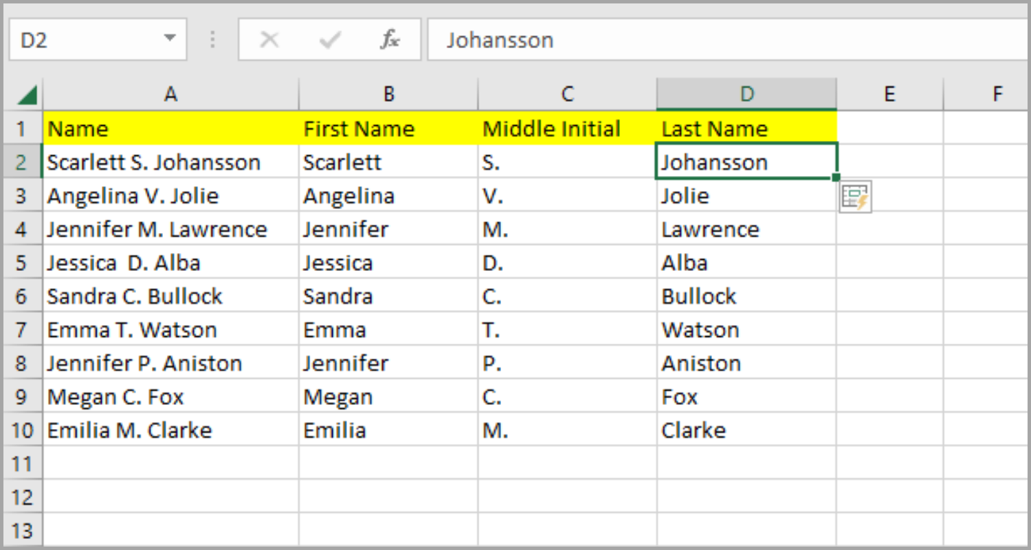 How to Separate Names in Excel - 5 Methods of Splitting Names!