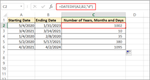 Converting Days to Years in Excel Using Simple Formulas