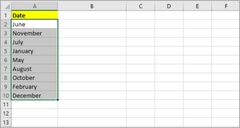 Convert Month Number into Month Name in Excel [Convert Date]