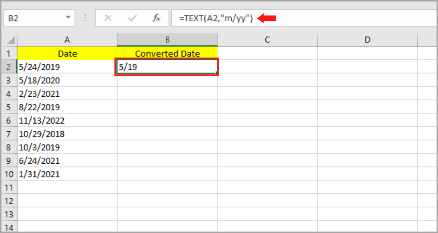 How to Convert Dates to Months and/or Years in Spreadsheet