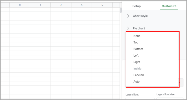 Labeling Legends in Google Sheets