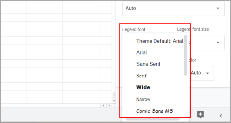 Labeling Legends in Google Sheets