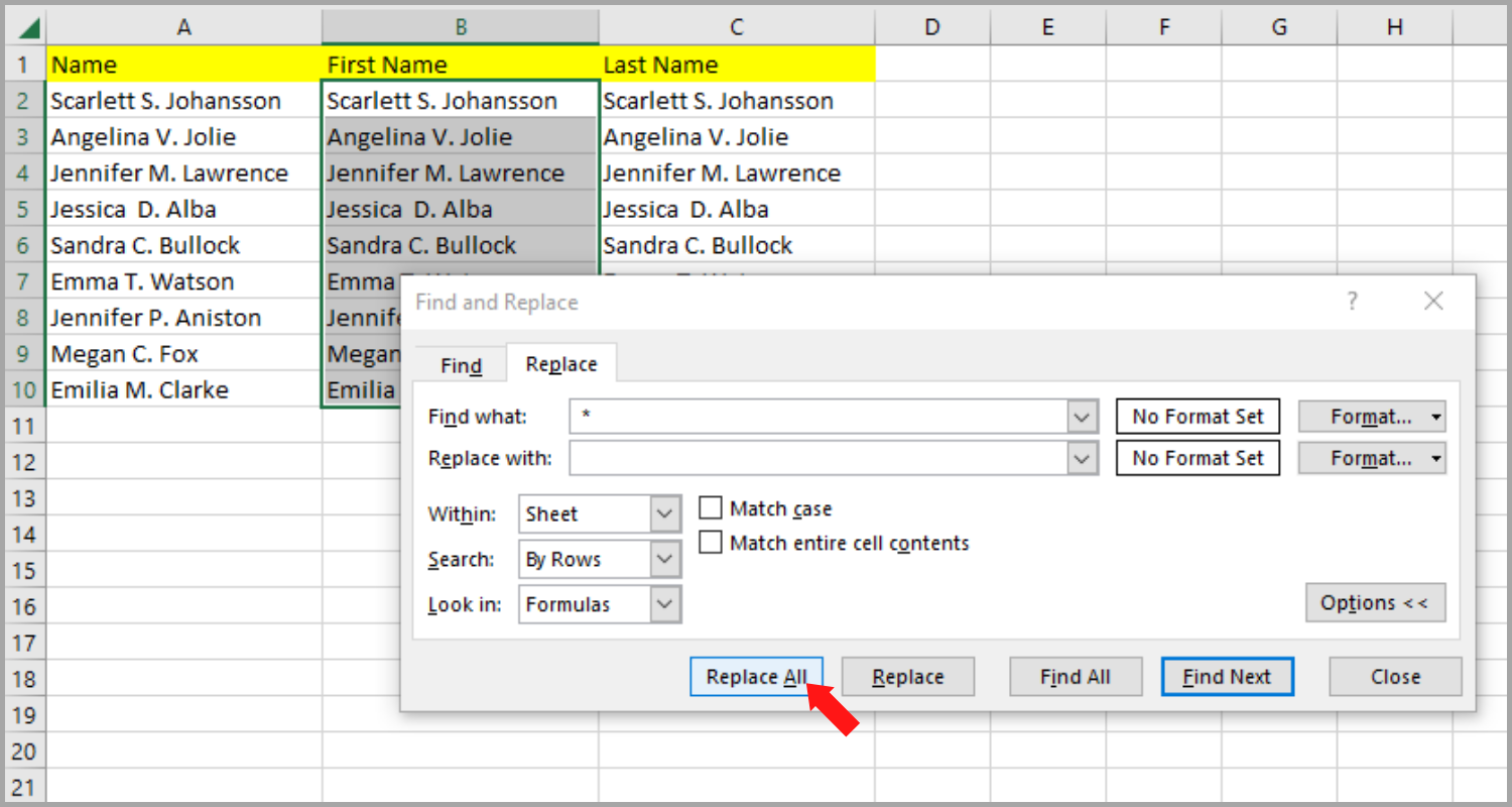How to Separate Names in Excel - 5 Methods of Splitting Names!