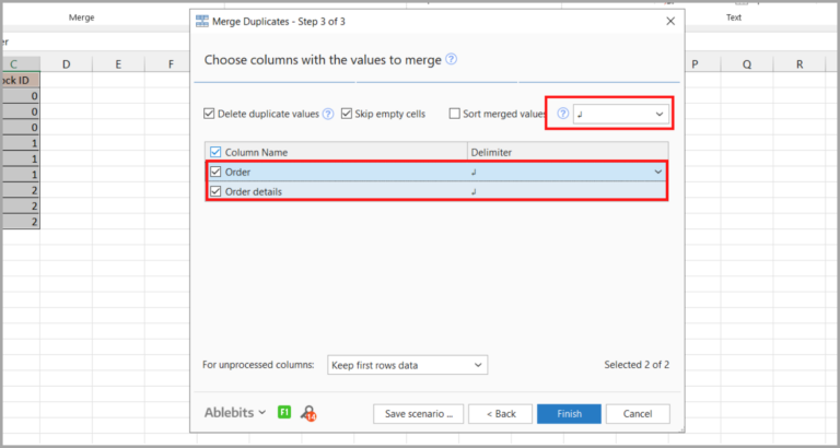 How to Consolidate or Merge Excel Rows While Retaining Data