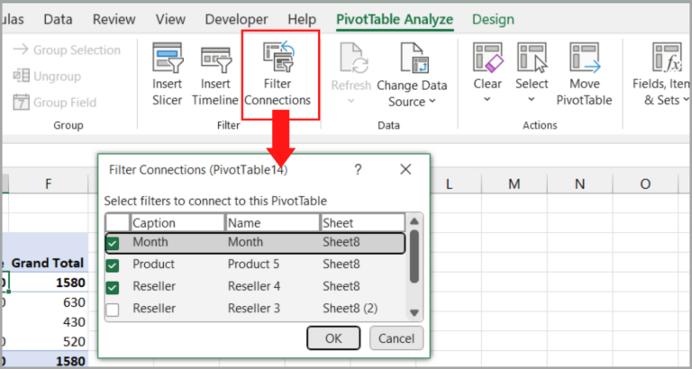 Using Slicers in Excel for Charts and Pivot Tables
