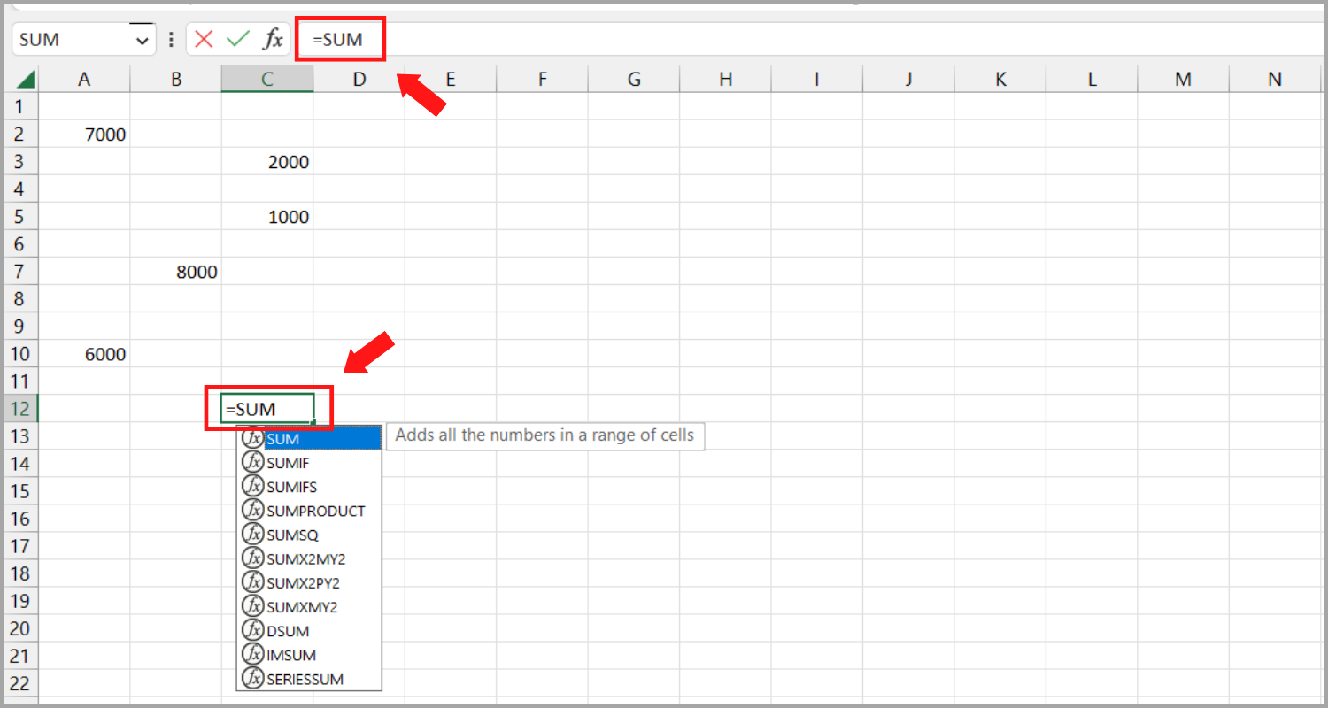 Total Of Random Cells In Excel 4 Methods To Calculate