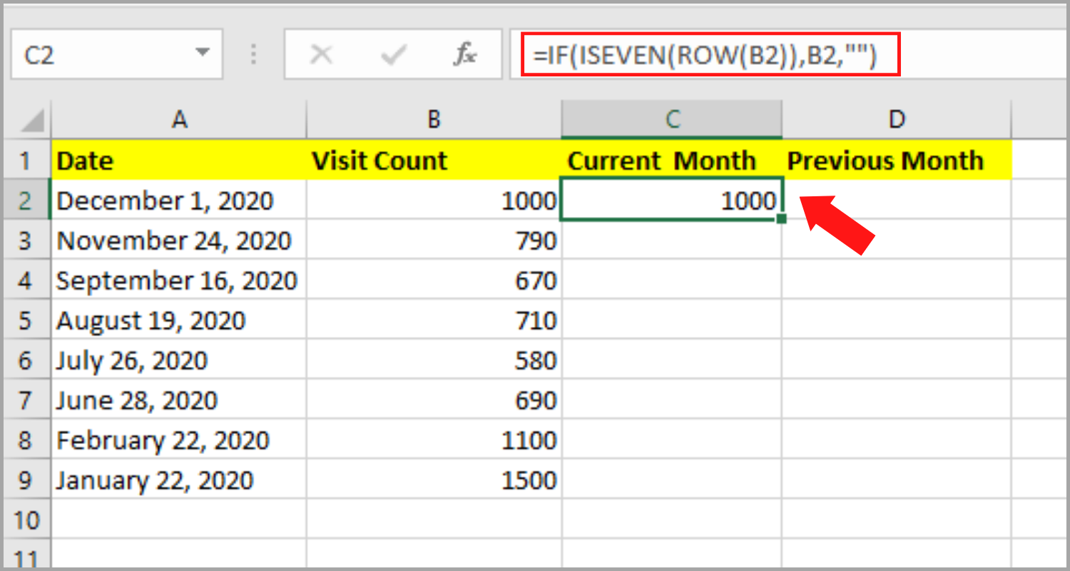 Shift Alternate Rows to Columns in Excel - [Comprehensive Guide]