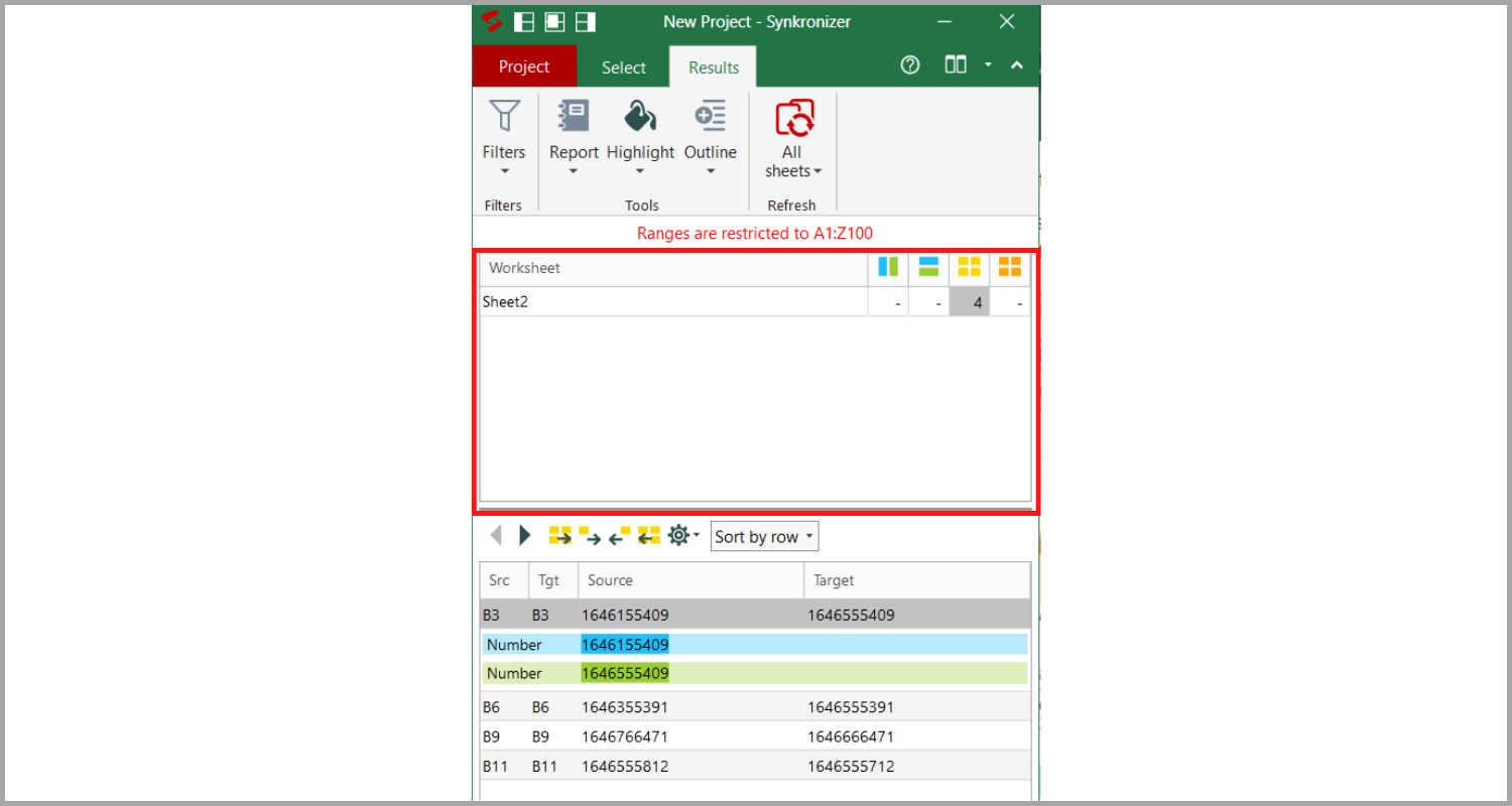 Comparing Two Excel Documents to Identify Differences