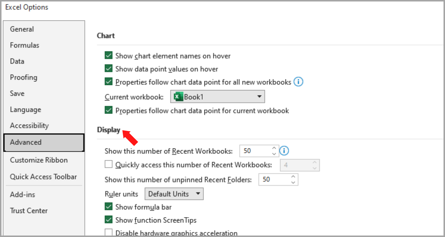 Setting Column Width in Inches or Centimeters in Microsoft Excel