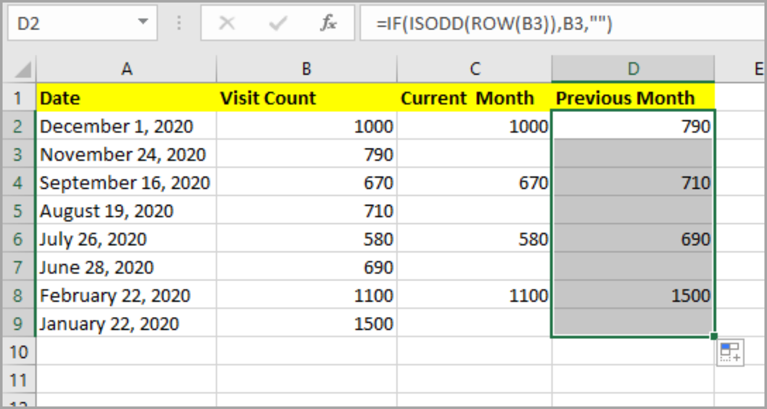 Shift Alternate Rows To Columns In Excel Comprehensive Guide