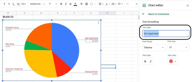 Labeling Legends in Google Sheets