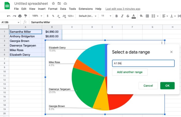 Labeling Legends in Google Sheets