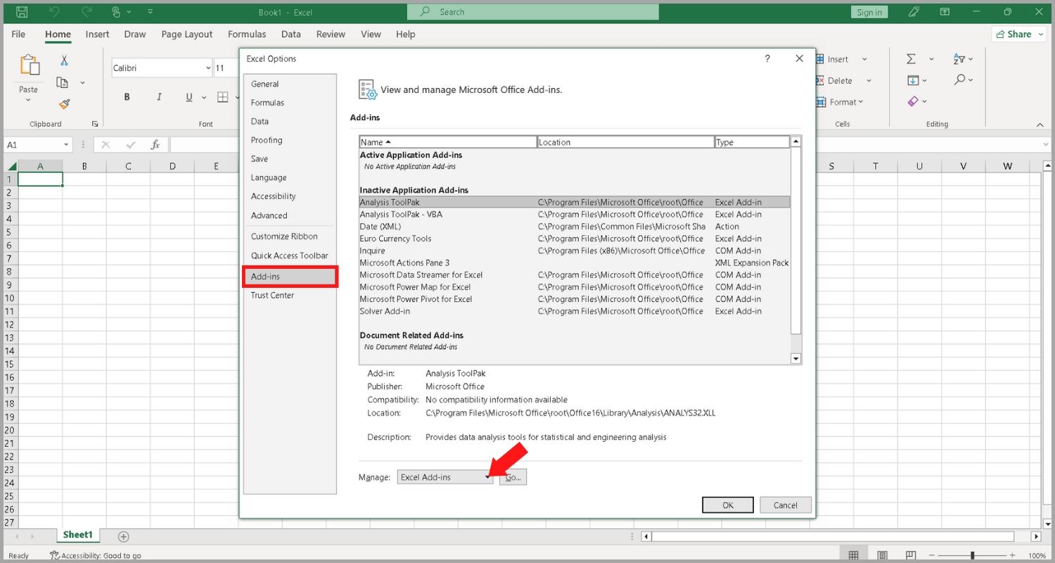 Unable to Type in Excel