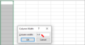 Setting Column Width in Inches or Centimeters in Microsoft Excel