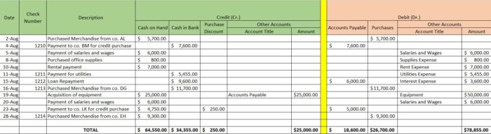 Cash Disbursements Journal - FundsNet