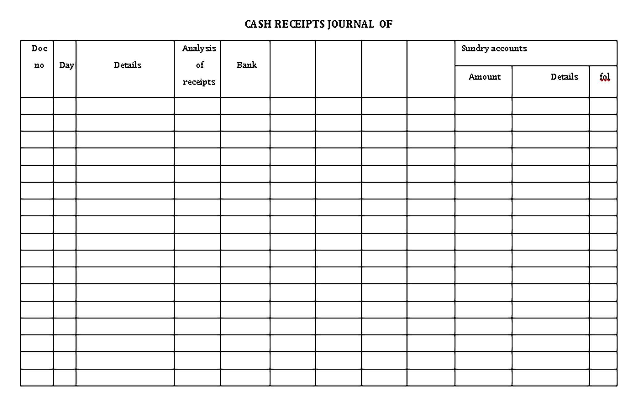 Cash Receipts Journal FundsNet
