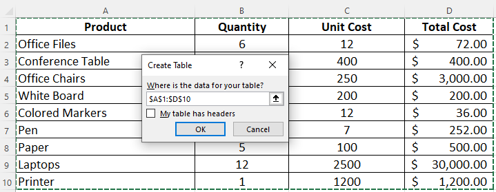 How To Add A Total Row In An Excel Table Step By Step Guide