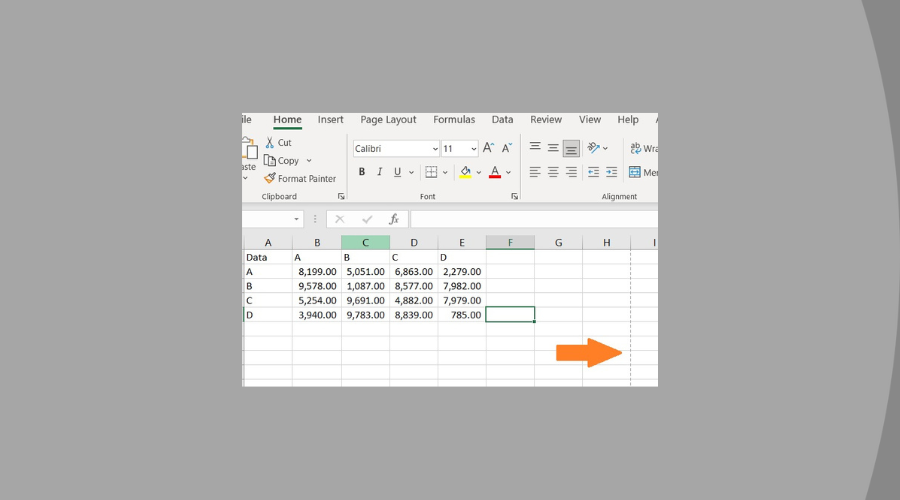 Removing Dotted Lines In Excel