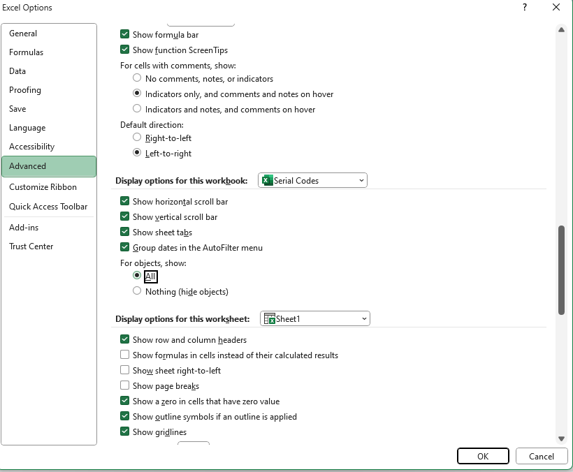 Excel Insert Column Option Greyed Out - 7 Simple Solutions