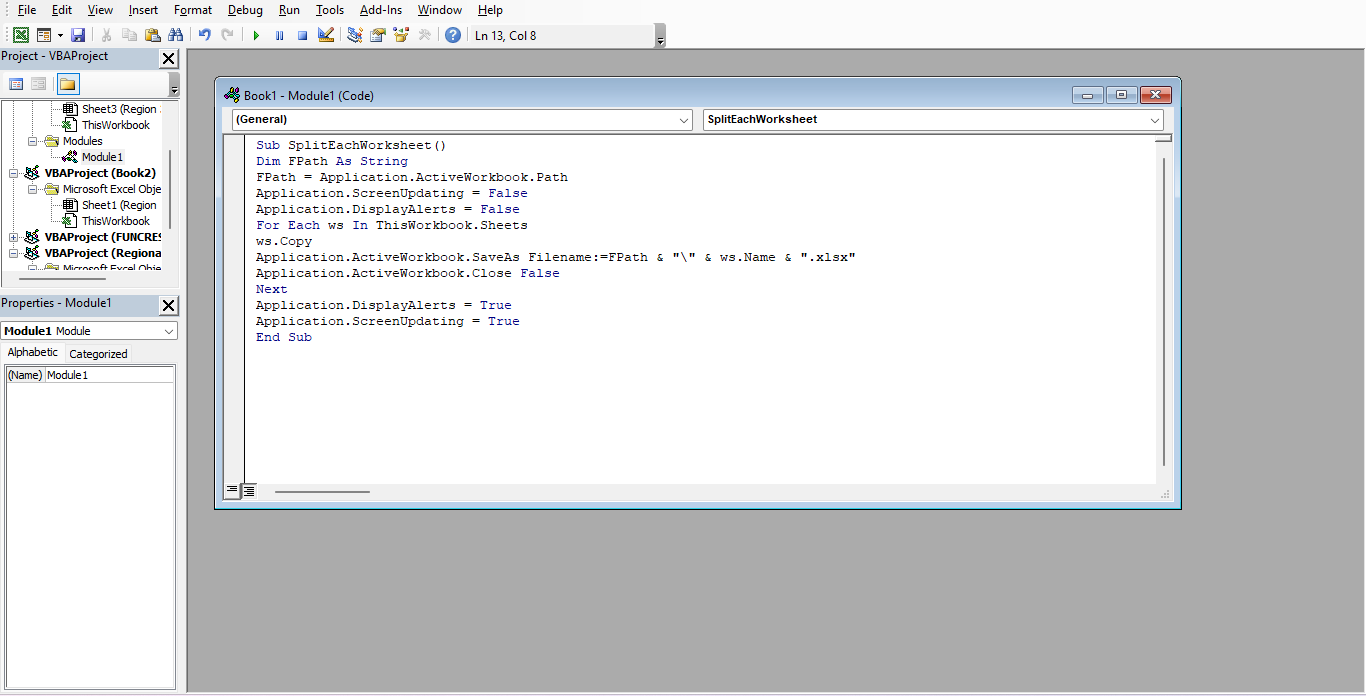 Split Each Excel Sheet Into Separate Files - How to Guide