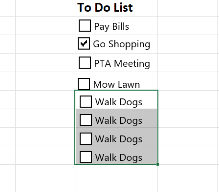 How to Insert Checkbox in Excel