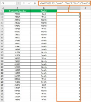 Assign a Number Value to Text