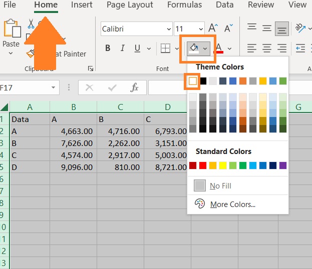 Removing Dotted Lines In Excel