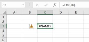 Using e (Euler's Number) in Excel