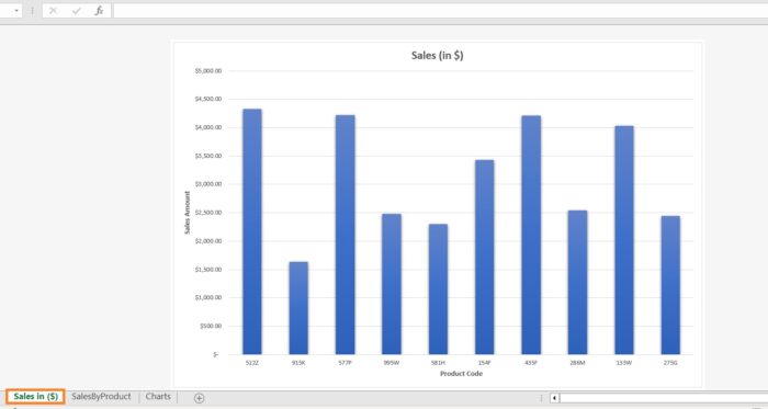 Move a Chart to Another Sheet in Excel - How to Guide