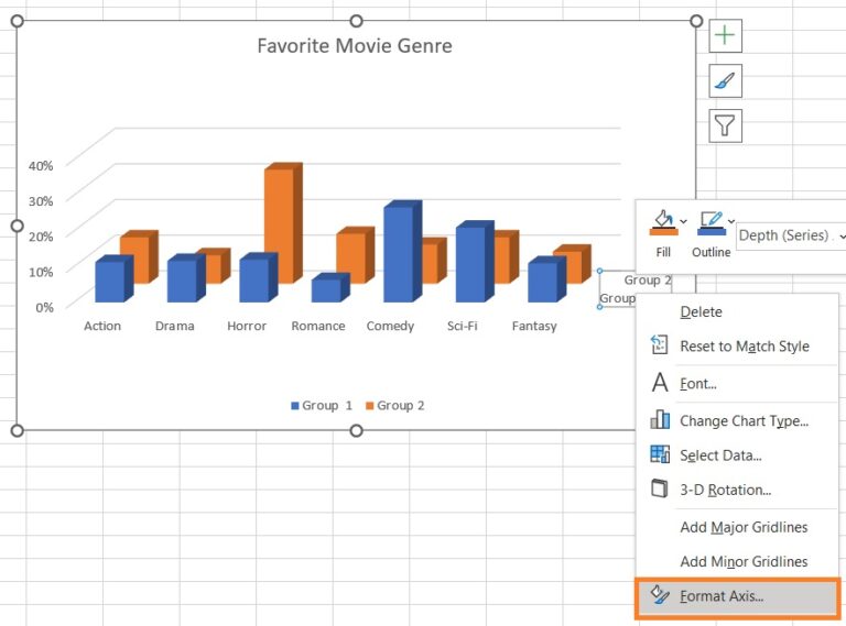 Rotate Charts in Excel - FundsNet