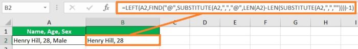 Remove Text Before Or After a Specific Character In Excel